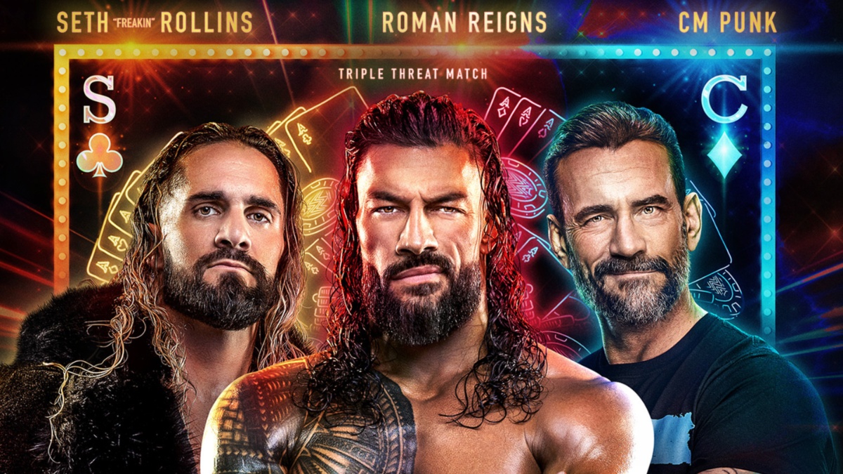 Roman Reigns Vs. CM Punk Vs. Seth Rollins Official For WrestleMania 41